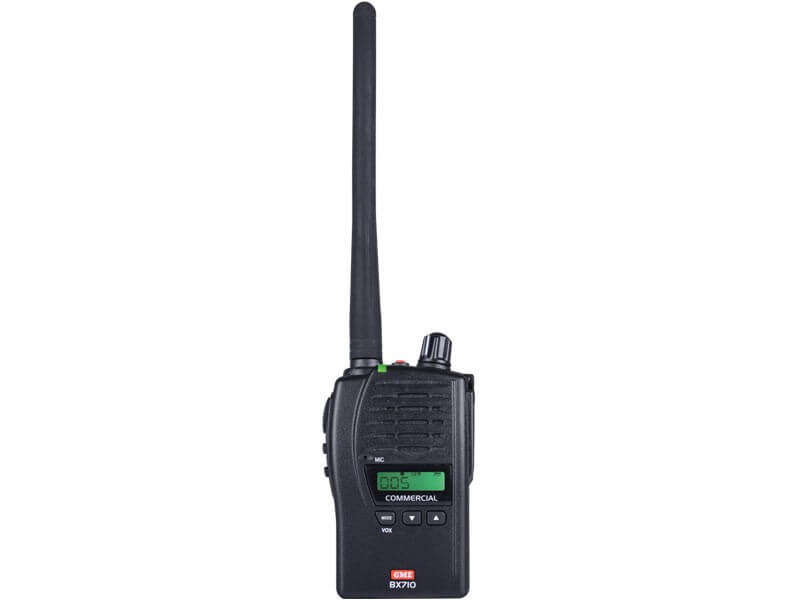 GME BX710 5/1 Watt Commercial VHF Handheld Radio - Commex Communications